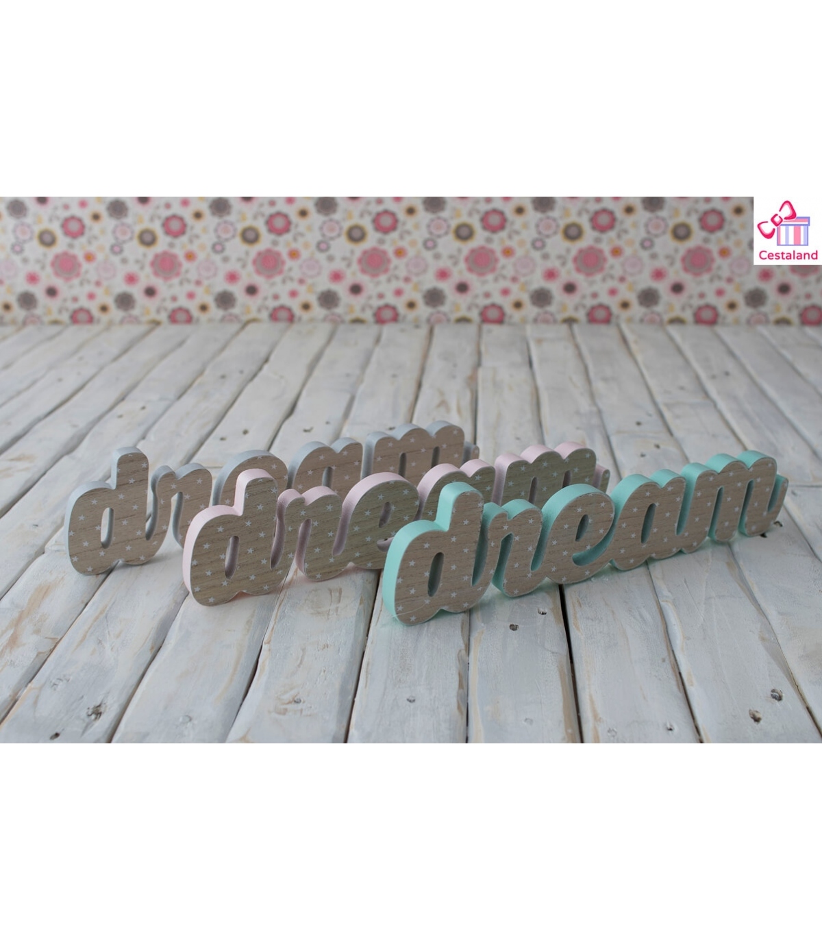 Letras de madera Dream. Comprar letras Dream en madera decorativas