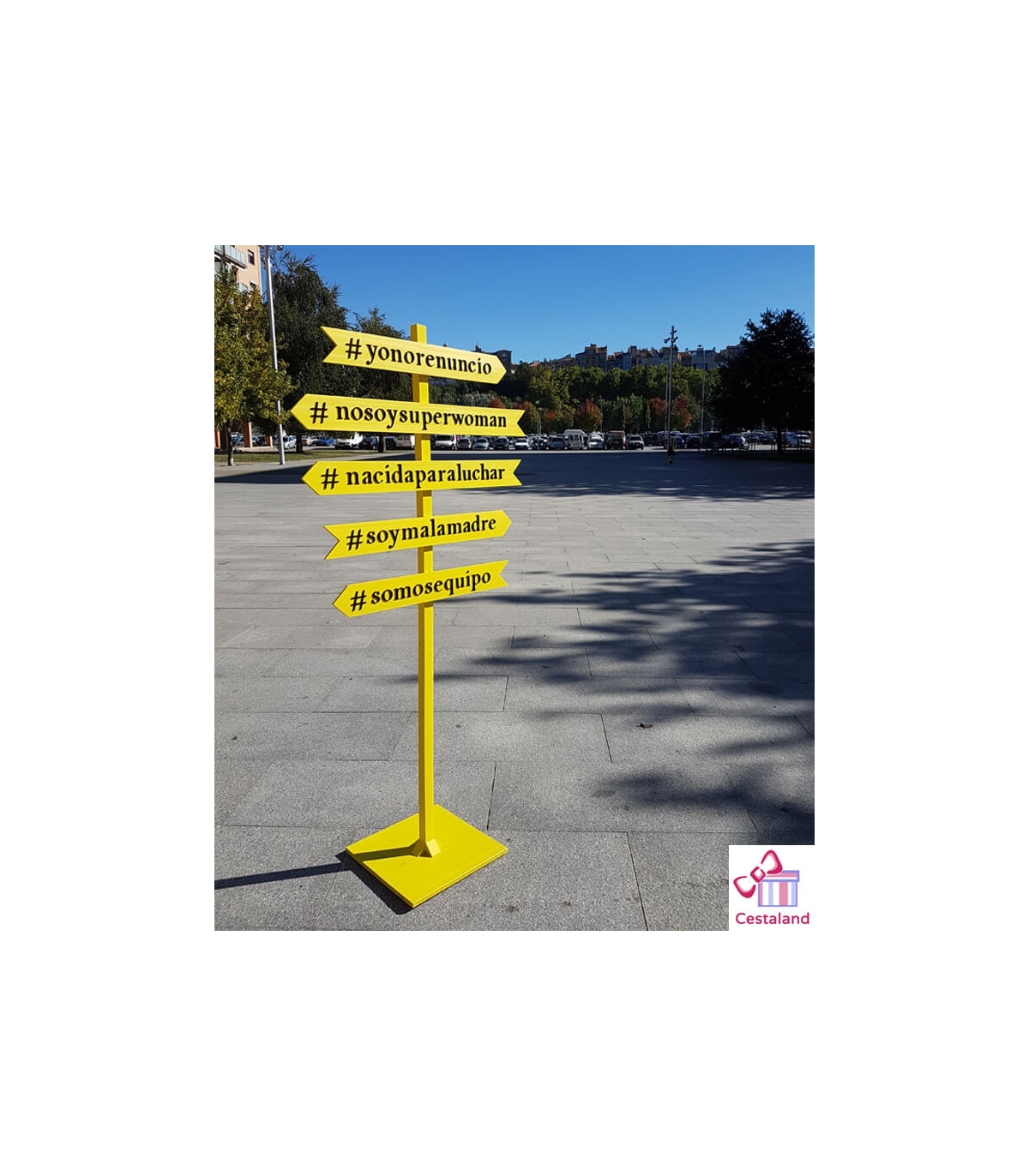 Totem Flechas con Letras madera Decoración bodas o Decorar eventos